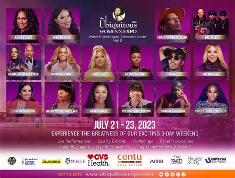 9th Annual Ubiquitous Womens Expo Set For July 21 To 23
