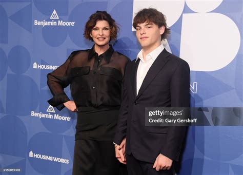 Linda Evangelista And Augustin James Evangelista Attend The 2024
