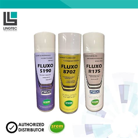 Penetrant Testing Fptfpi Set Fluxo Ndt Cleaner Developer Fluorescent