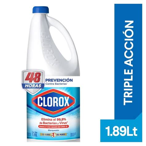Cloro Blanqueador Desinfectante Clorox Original 1 89 L Bodega Aurrera Despensa A Tu Casa