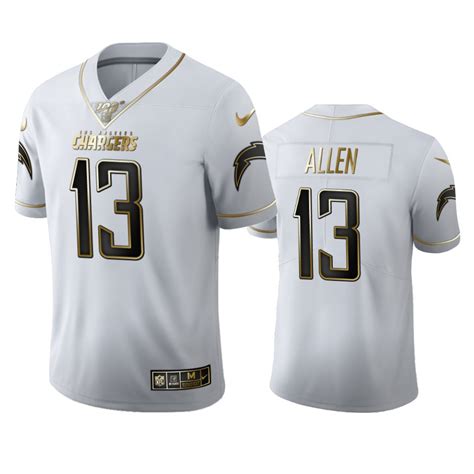 Chargers Allen White Golden Jersey Football Fanzone