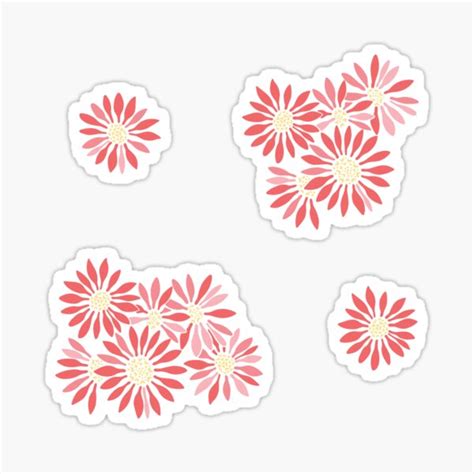 Spring Buttons Daisy Stickers Sticker For Sale By Sarahriley0510 Redbubble