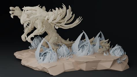 👹 Zoh Shia Monster Hunter Wilds Action Figure・ Stl File For 3d