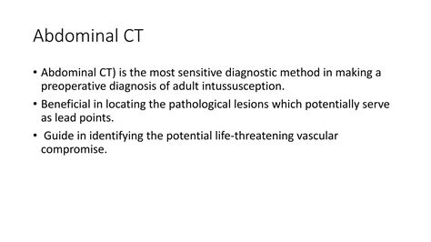 Intussusception In Adults Pptx