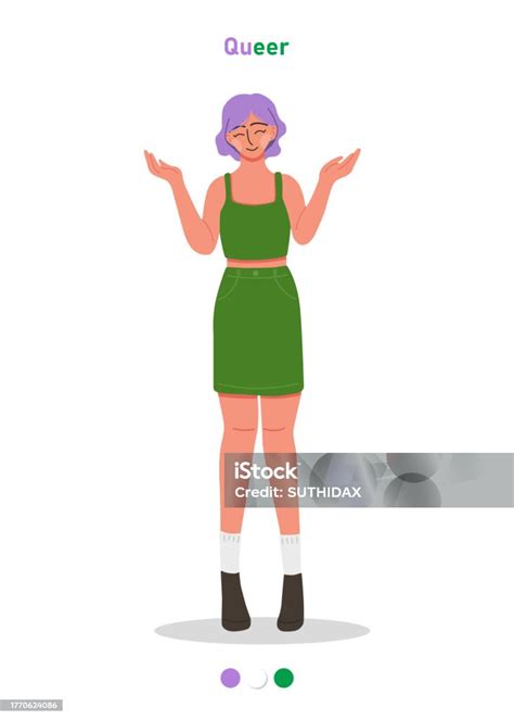 Illustration Of Non Binary Characters In Gender Colors Stock Illustration Download Image Now