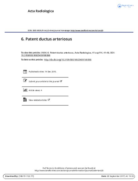 Pdf 6 Patent Ductus Arteriosus