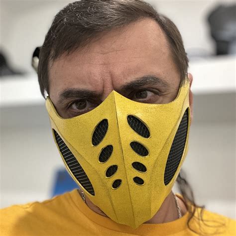 🦂 Mk Ninjas Classic Alternative Mask V1 Scorpion Sub Zero・ 3d File For 3d Printing・cults
