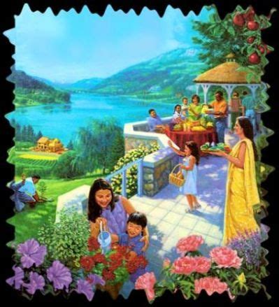 Jehovah Paradise Six Screens Of Images
