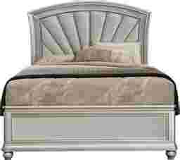 Starlet Lane 5 Pc Silver Gray Queen Bedroom Set With 3 Pc Queen Bed