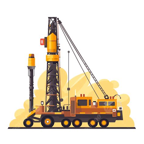 Drilling Rig Cartoon
