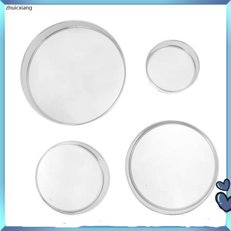 Sieve 4 Pcs Flour Trundle Bed Sifter Powder Sugar Round Zhuicxiang