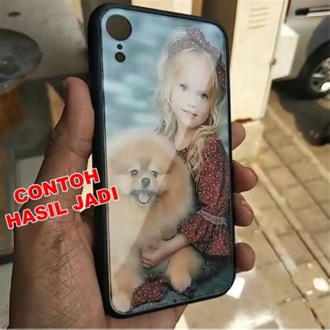 Jual Case Kaca Tempered Glass Premium Polos Blank Casing Custom Softcase Kota Tangerang