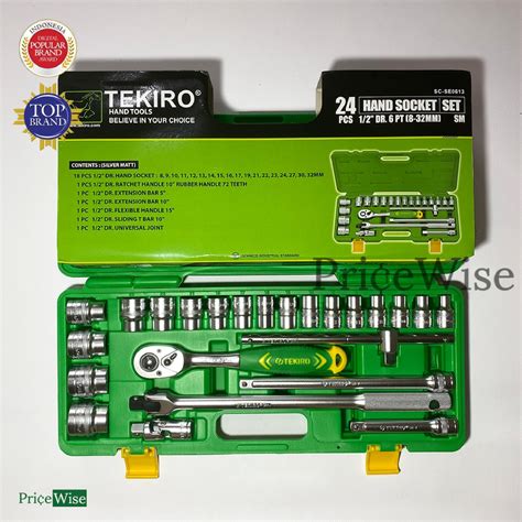 Jual Kunci Sok Set 24 Pcs 12 Pt 8 32 Mm Hand Socket Kunci Sock Box Pvc Tekiro Shopee Indonesia