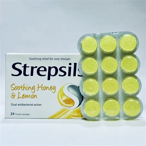 Strepsils Intensive Honey And Lemon Lozenges 1 Pack Medecify