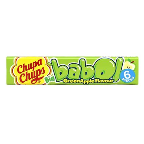 Chupa Chups Big Babol Green Apple Bubble Gum 276g Bd
