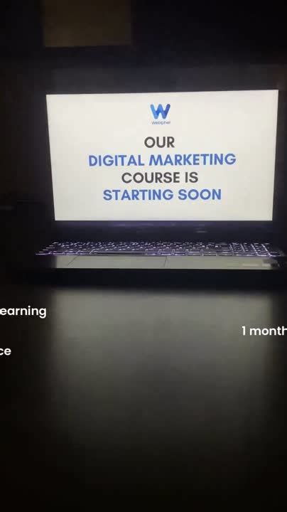 Webipher On Linkedin Webipher Courselaunch Digitalmarketing Digitalmarketingtraining