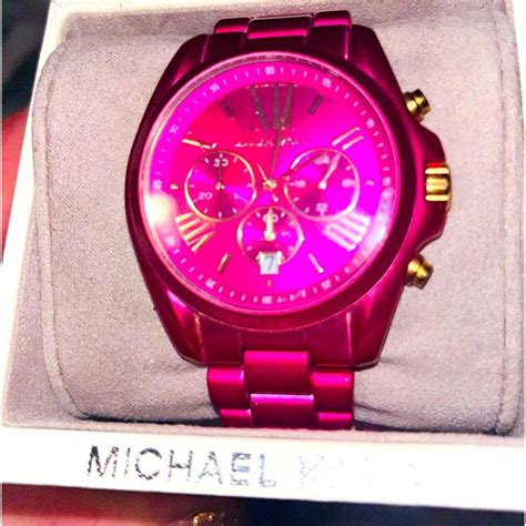 Michael Kors Accessories Hot Pink Michael Kors Watch New Open Box