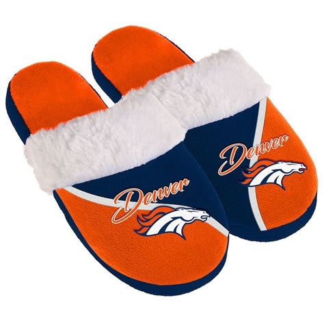 Denver Broncos Cursive Slippers American Football League Broncos