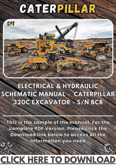 Electrical And Hydraulic Schematic Manual Caterpillar 320c Excavator