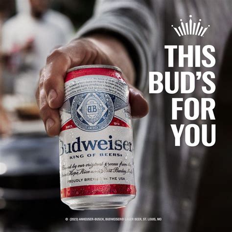 Budweiser American Lager Beer 3 Cans 25 Fl Oz Lager Beer Budweiser
