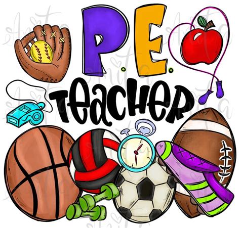 Pe Teacher Outfits Heading Design Teacher Picture Education Clipart