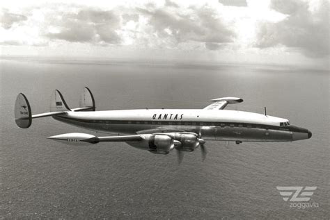 Zoggavia Vh Ead Lockheed L1049 Super Constellation Qantas