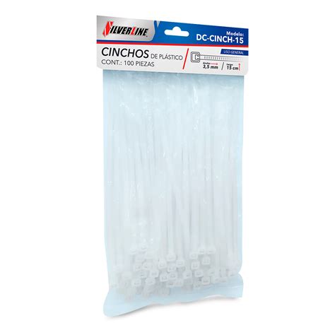 Cinchos De Plástico Silverline 100 Piezas Office Depot Mexico