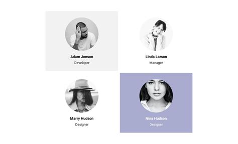 content team css template by nicepage