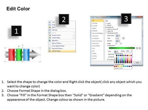 Ppt Horizontal Flow Stages PowerPoint Templates