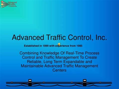Ppt Advanced Traffic Control Inc Powerpoint Presentation Free Download Id5207912