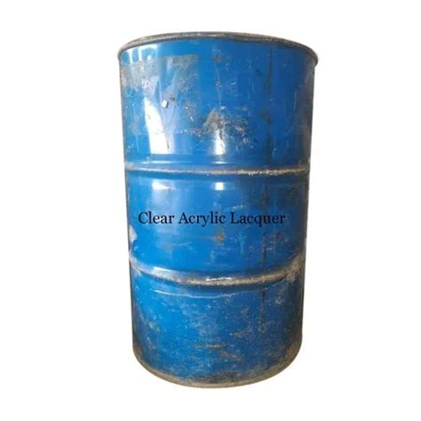 Colorless 200 Litre Clear Acrylic Lacquer At Best Price In Vasai