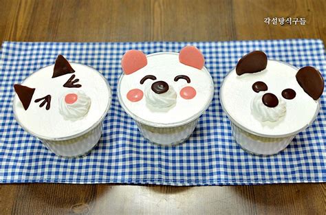 곰돌이 컵케이크 만들기