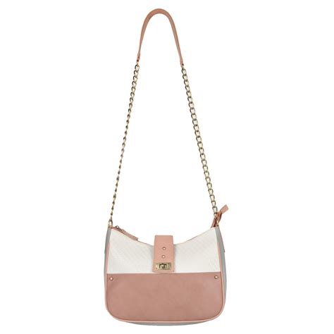Foxie Chloe Crossbody Bag With Top Closure In Nude Vaan And Co