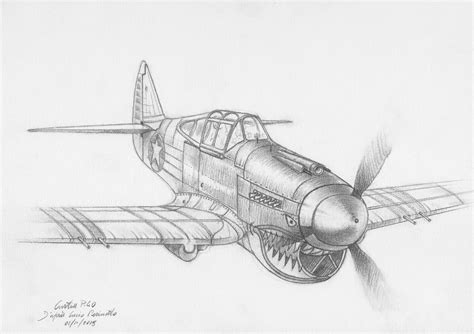 Ww2 Plane Drawings