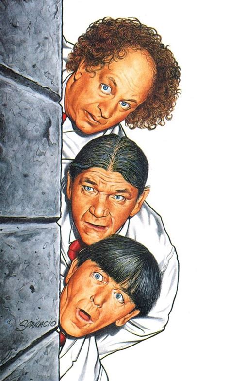 The Three Stooges The Three Stooges Caricature Funny Caricatures