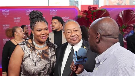 Alethea Bonello And Leon W Russell Interview At The 56th Naacp Image