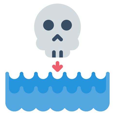 Water Pollution Ecology And Environment Contamination Toxic Icon