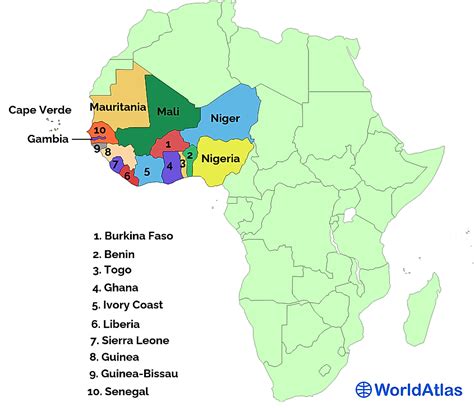 Regions Of Africa