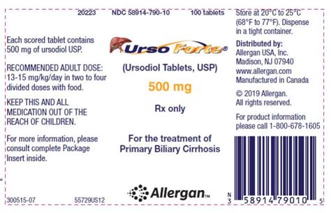 Urso Package Insert Prescribing Information Moa