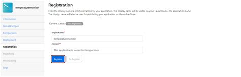 Register Or Deregister An Api App Developer Documentation
