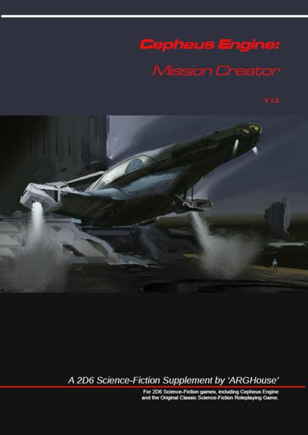 Cepheus Engine Mission Creator Alexander Rg House Drivethrurpg