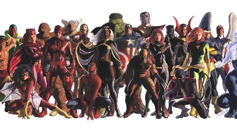 Alex Ross Creates Epic Mural For Marvel Comics Nerdist