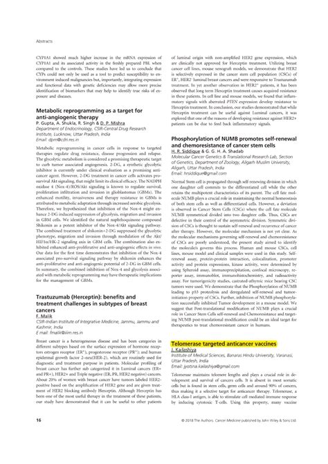 Pdf Telomerase Targeted Anticancer Vaccines