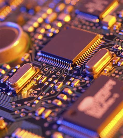 Integrated Circuit Chip Top View