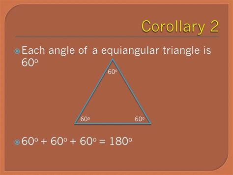 My Rat Ate My Homework Triangle Corollaries And Triangle Sum Theorem