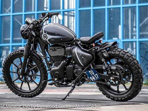 Custom Royal Enfield Meteor 350 Cafe Racer Modding [960x720] R Bikers