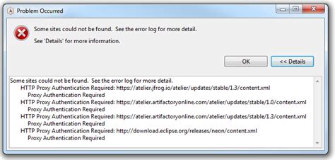 Updating Atelier Sites Not Found And Proxy Authentication Intersystems