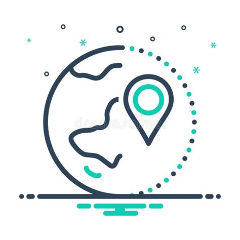 Mix Icon For Realm Field And Region Stock Vector Illustration Of Field Zone 262323077