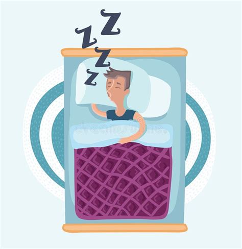 Funny Cartoon Man Sleeping Stock Illustrations 1 097 Funny Cartoon