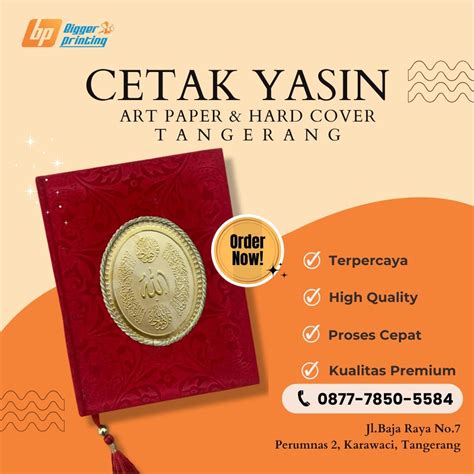 Ekslusif Wa Call 0877 7850 5584 Cetak Yasin Di Ciputat Timur Cetak